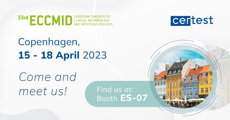 ECCMID 2023 - Certest Biotec - Raw Materials | Diagnostics | Pharma